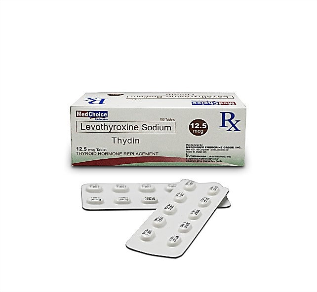 THYDIN Levothyroxine Sodium 12.5mcg Tablet 1's price in the Philippines ...